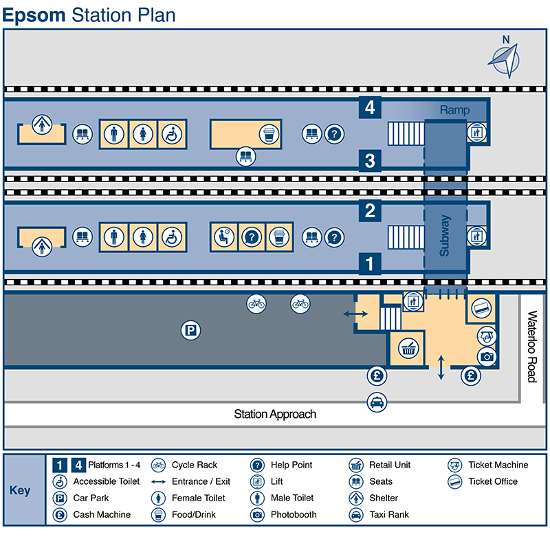 Epsom (Surrey) Station | National Rail