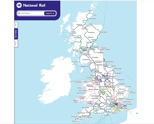 Maps of the National Rail Network | National Rail
