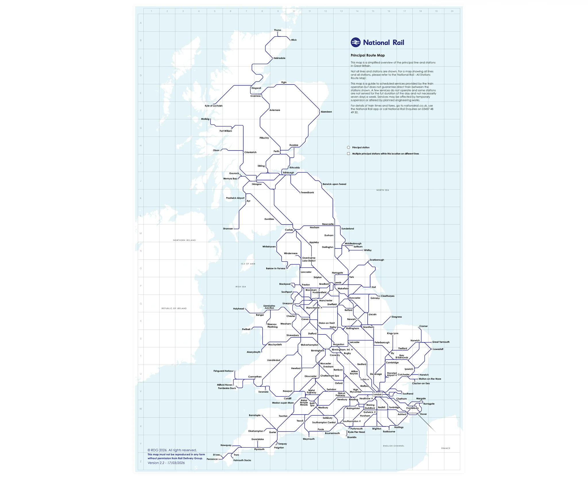Maps of the National Rail Network | National Rail