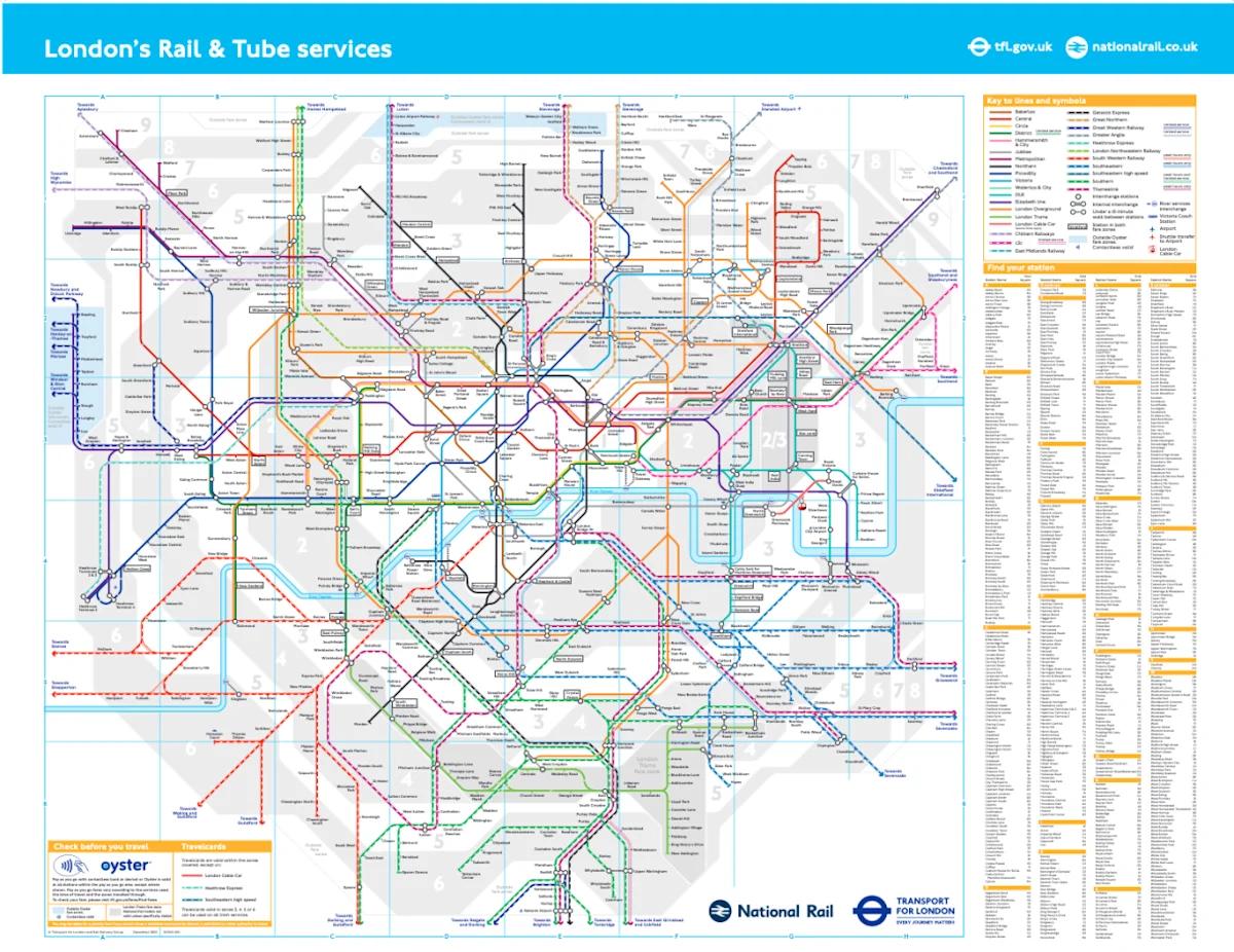 Maps of the National Rail Network | National Rail