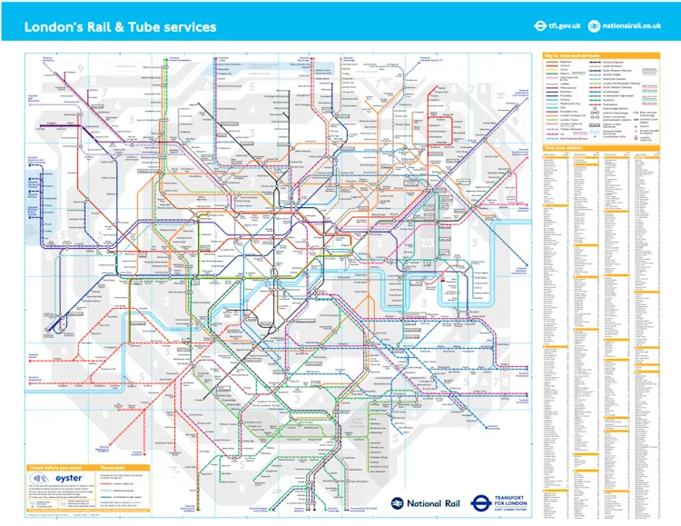 Maps of the National Rail Network | National Rail