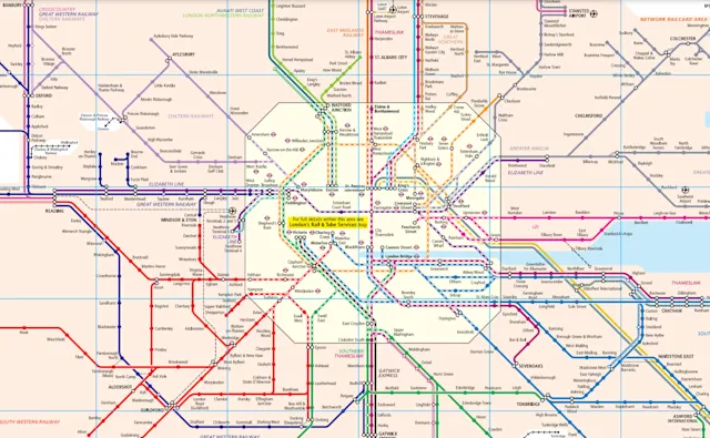 Maps of the National Rail Network | National Rail