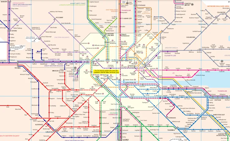 Maps of the National Rail Network | National Rail